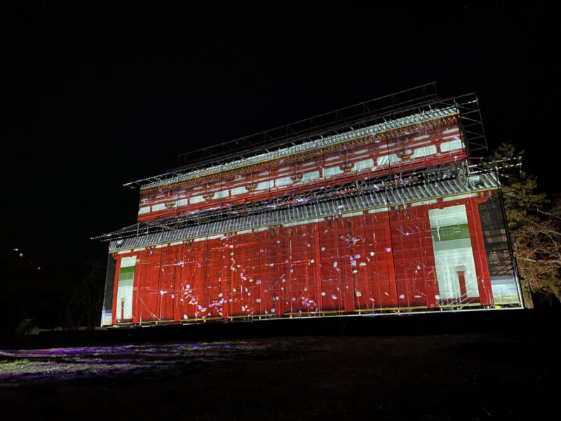 多賀城1300年記念「TAGAJO YOGOTO」がスタート！3Dホログラムで再現された正殿を見てきた！ | 泉区プラス